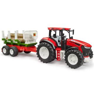 Traktor Roadmax sa prikolicom za drva 034535