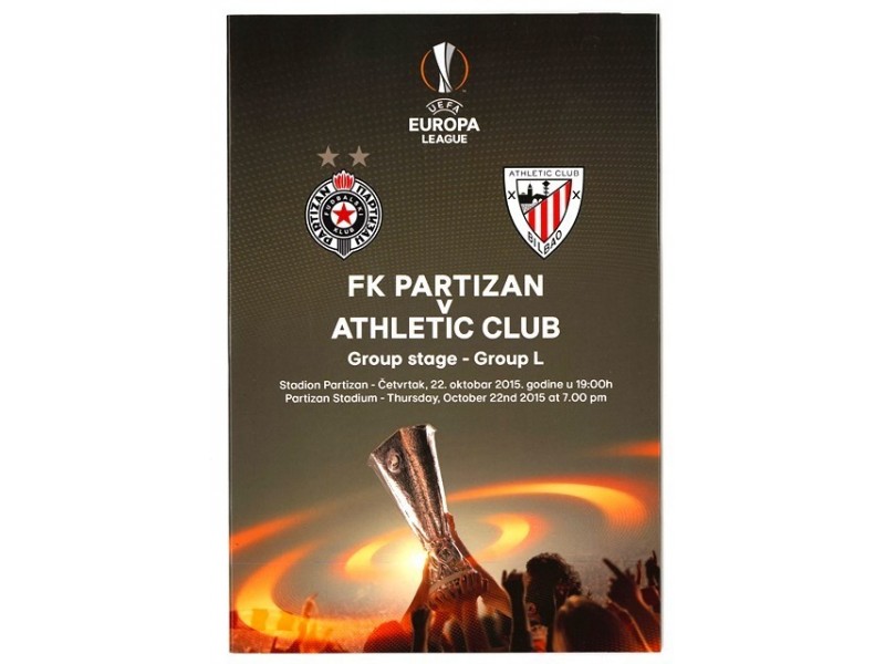 2015, PARTIZAN - ATLETIK BILBAO! Liga Evrope.