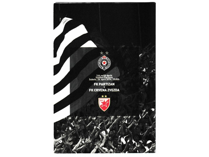 2014/Apr PARTIZAN - CRVENA ZVEZDA! Program.