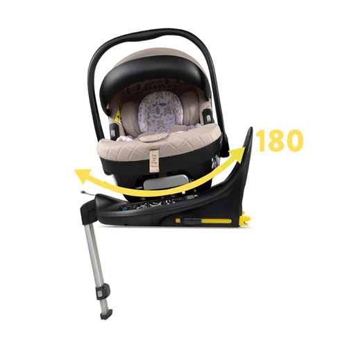 Cosatto Acorn 2 0+ Whisper jaje auto sedište u setu sa Acorn ISOFIX rotacionom bazom