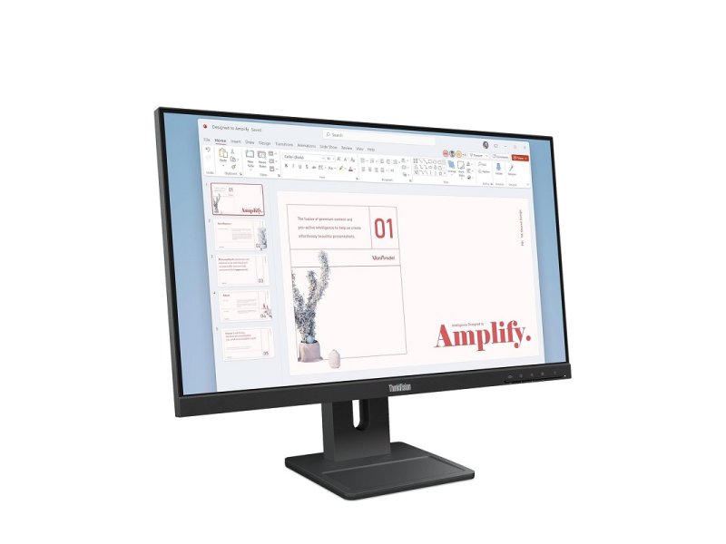 LENOVO THINKVISION E24-40 (RAVEN BLACK) FHD IPS 100HZ, TILT, SWIVEL, PIVOT, HEIGHT ADJUST, ZVUČNICI (64BAMAT1EU)