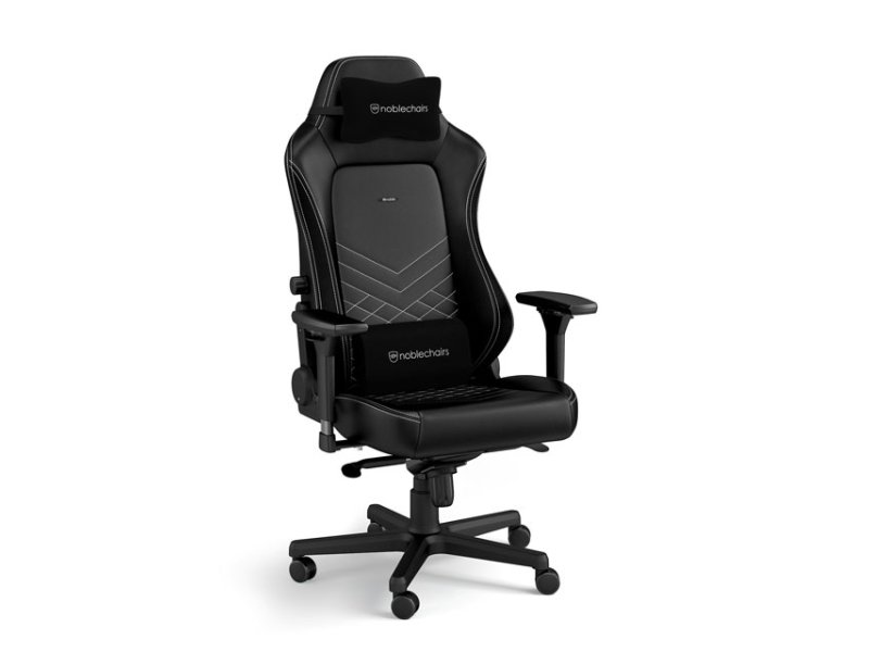 NOBLECHAIRS HERO GAMING STOLICA CRNO-PLATINUM BELA