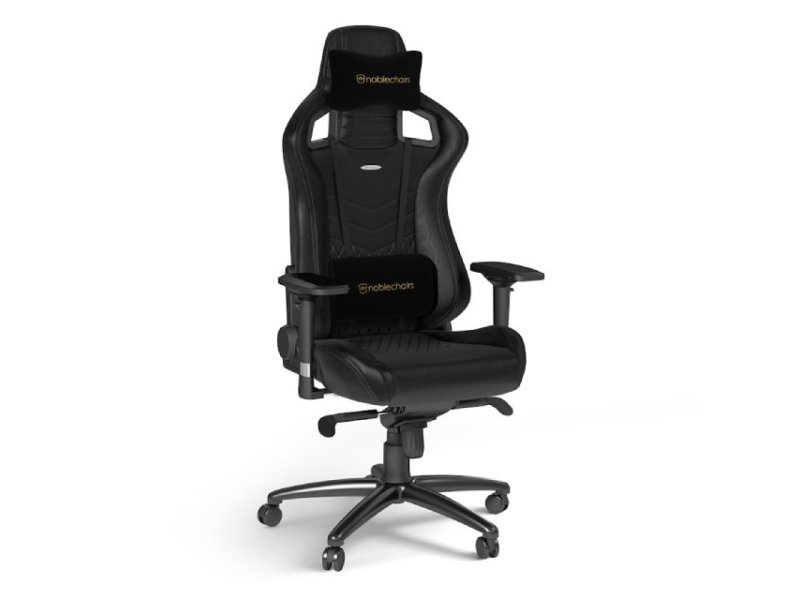 NOBLECHAIRS EPIC REAL LEATHER GAMING STOLICA CRNA