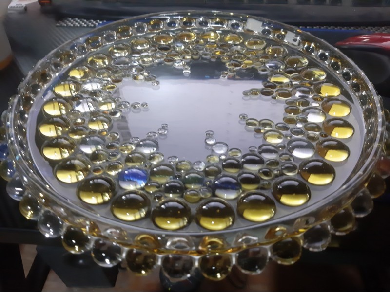 VINTAŽ WALTHERGLASS BOLERO "BUBBLE" POSLUŽAVNIK 50'+