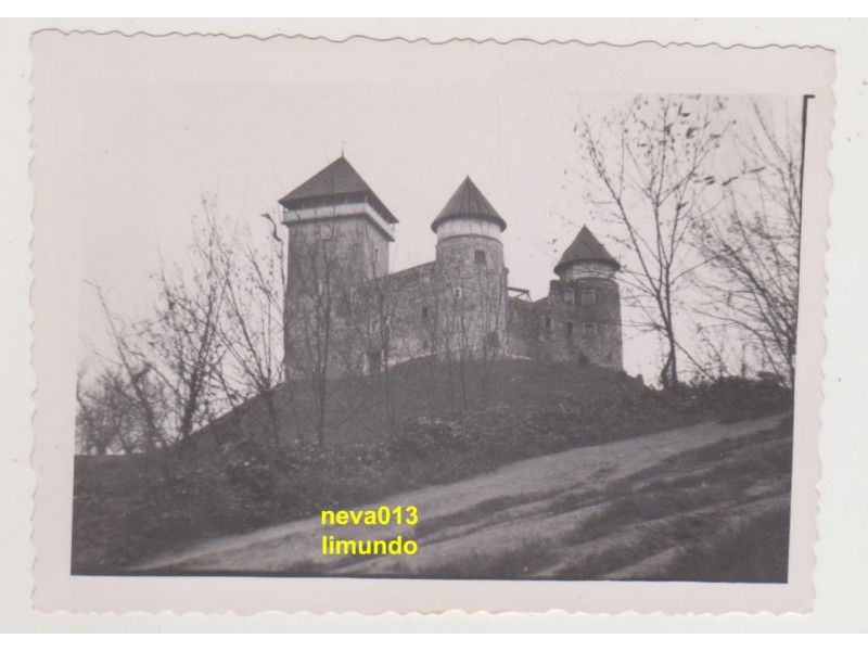 Stara FOTOGRAFIJA pogled na tvrdjavu Dubovac ,1958god.