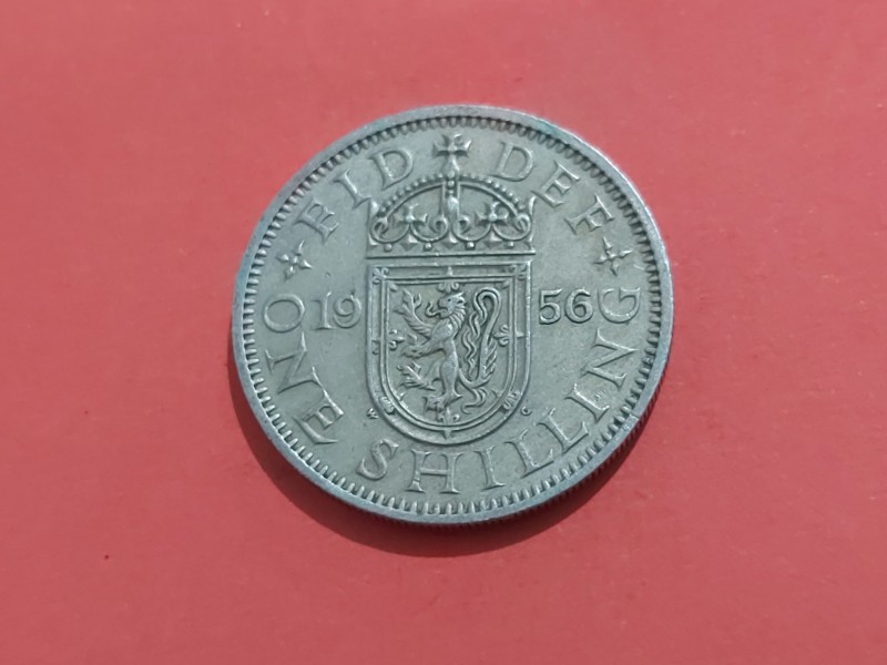 Britanija - one shilling 1956 god