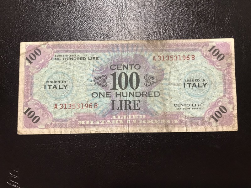 ITALIJA 100 LIRA.1943.