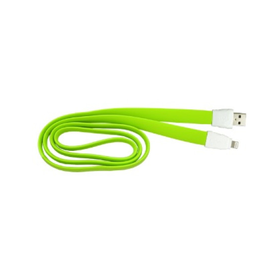 Remax USB Data Cable RC-011i Full Speed za iPhone 5/6 (2A) zeleni 1m