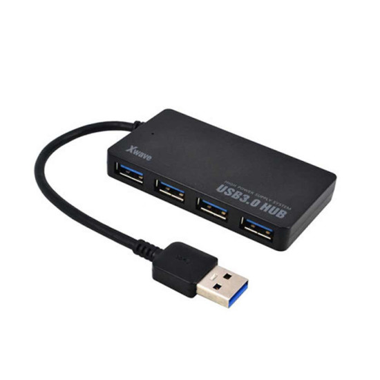 Xwave USB HUB 142 13cm,USB 4-port na USB3+3xUSB2.0