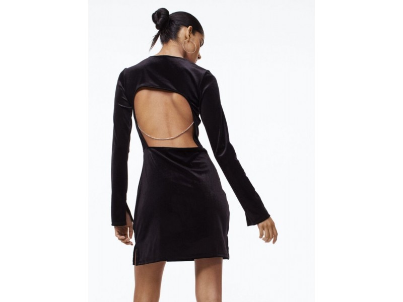 H&M haljina, otvorena leđa, XXS-XS, EXTRA