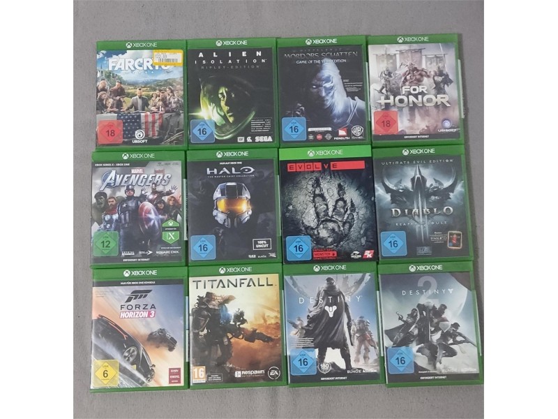Lot Xbox One igara - top stanje