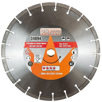 Richmann Corona DIAMONT DISC 300×25,4mm beton 10mm C4894