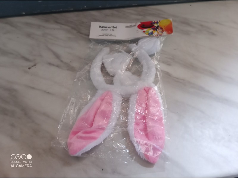 karneval set bunny