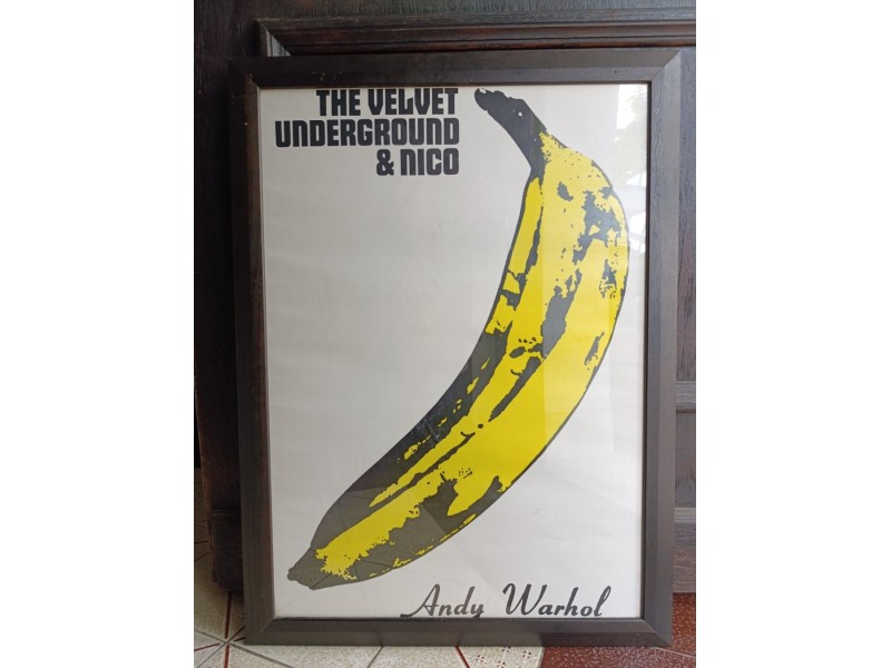 Andy Warhol - veliki uramljeni plakat