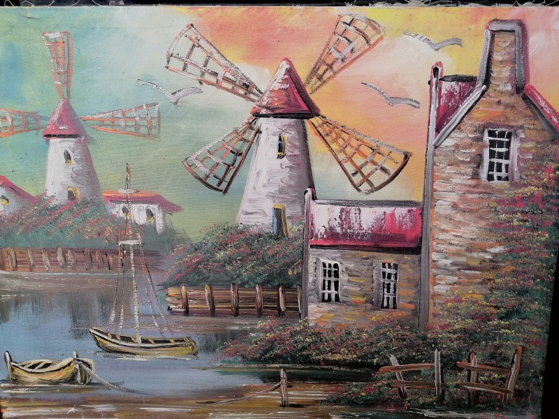 vetrenjace 70x50cm ulje na platnu akcija