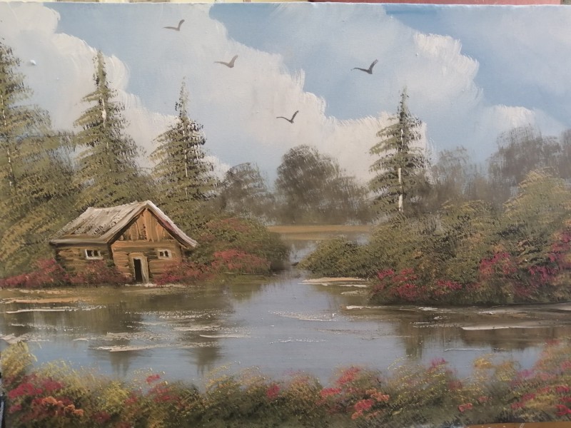 Reka uspomena 70x50cm cm ulje na platnu