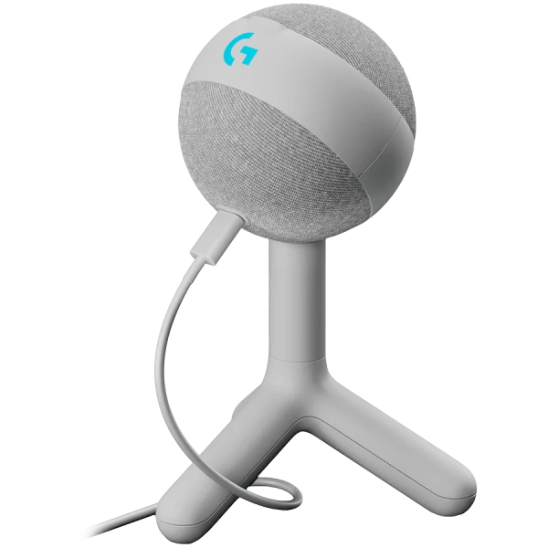 LOGITECH G Yeti Orb RGB Gaming Microphone - LIGHTSYNC - OFF WHITE - USB ( 988-000558 )