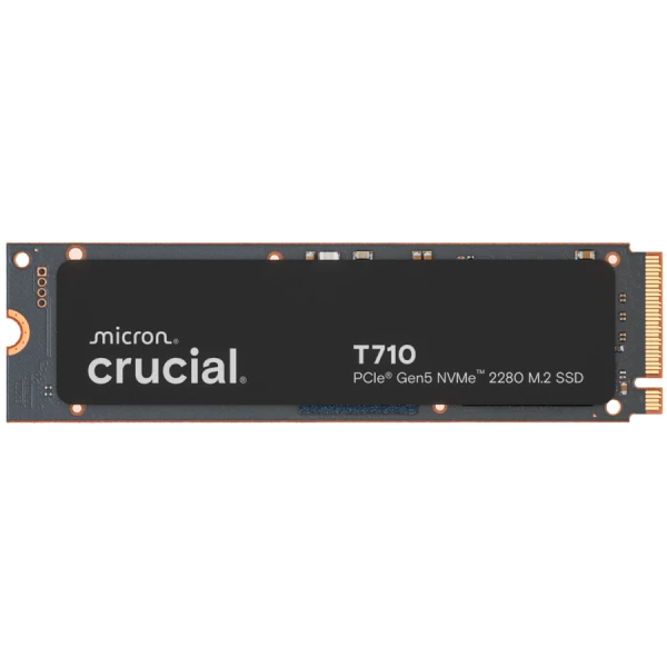 CRUCIAL T710 1TB PCIe Gen5 NVMe M.2 2280 SSD up to 14900 MBs read and 13700 MBs write ( CT1000T710SSD8 )