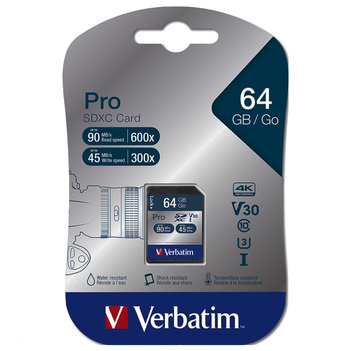SD Verbatim 64GB klasa 10