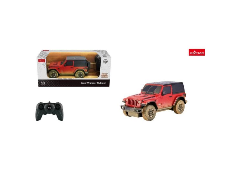 RASTAR AUTO R/C 1:24 JEEP WRANGLER MUDDY VERSION 53/79500-4