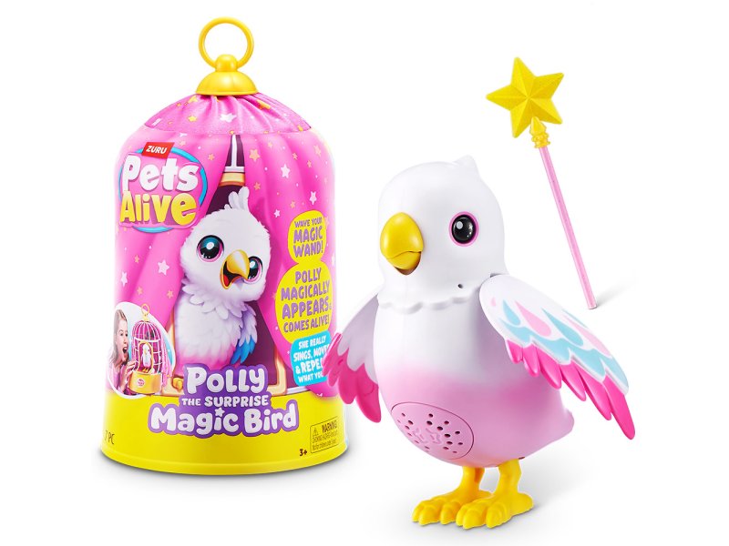 PERTINI ZURU PETS ALIVE POLLY MAGIČNA PTICA