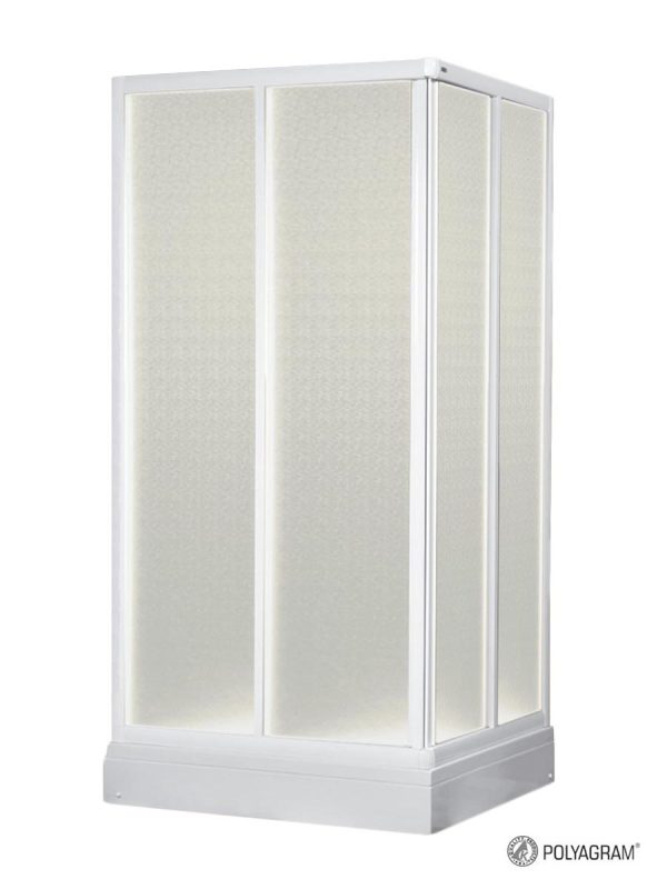 TUŠ KABINA K90X70 PLEKSIGLAS POLYAGRAM 73011