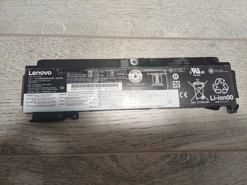 Baterija za Lenovo T460S , T470S -  kraca