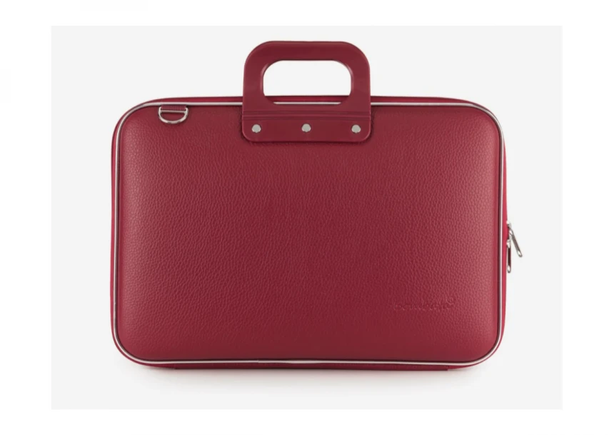 Torba BOMBATA Classic Vinil 15" Borgogna red/Crvena