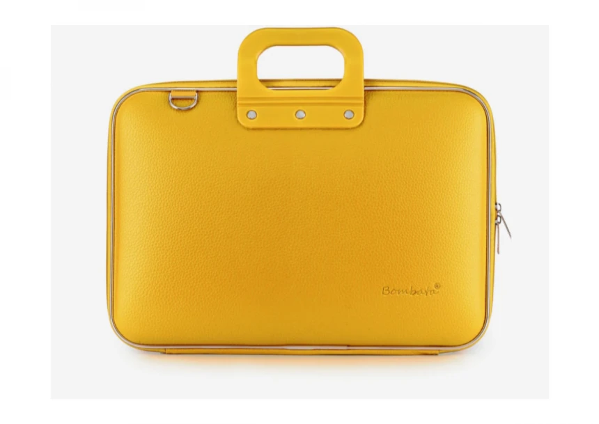 Torba BOMBATA Classic Vinil 15" Saffron Yellow/Žuta