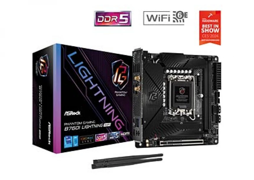 MB s1700 ASRock B760I Lightning WiFi D5