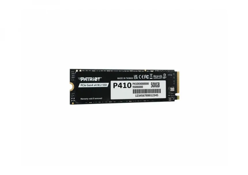 SSD M.2 NVMe 500GB Patriot P410 5000MBS/2300MBS P410P500GM28H