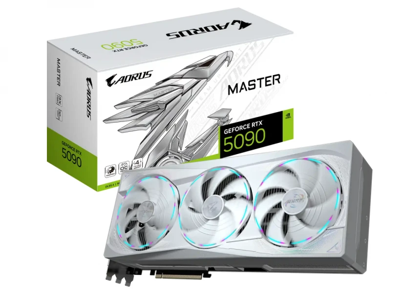 Graficka karta GIGABYTE AORUS GeForce RTX 5090 MASTER ICE 32GB