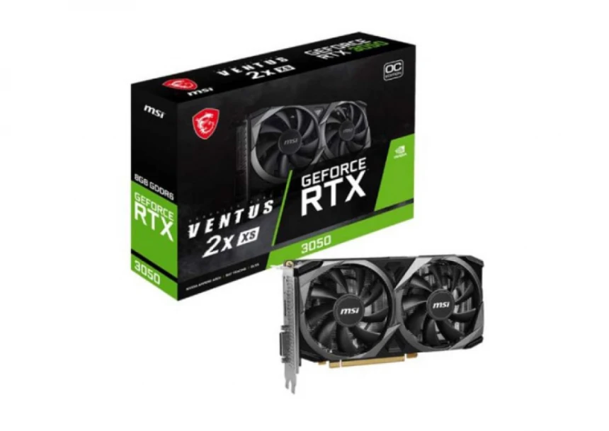SVGA MSI Geforce RTX3050 Ventus 2X XS 8G OC GDDR6