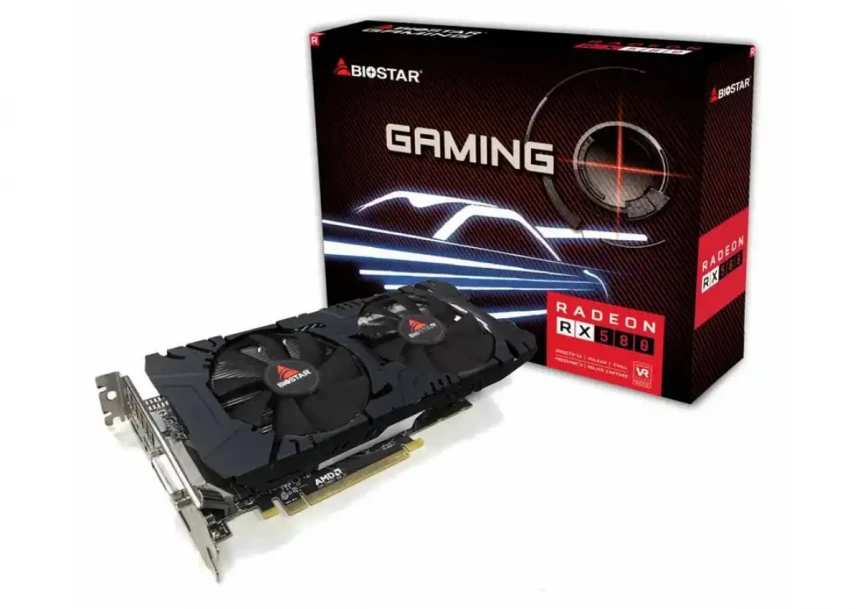 Graficka karta Biostar RX580 8GB GDDR5 256 bit 2XDP/HDMI