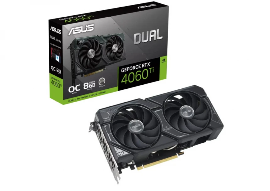 SVGA ASUS Geforce RTX 4060 TI DUAL 8GB GDDR, DUAL-RTX4060TI-O8G