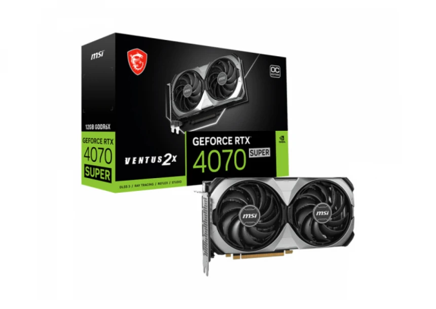 SVGA MSI RTX 4070 Super 12GB Ventus 2X OC GDDR6X