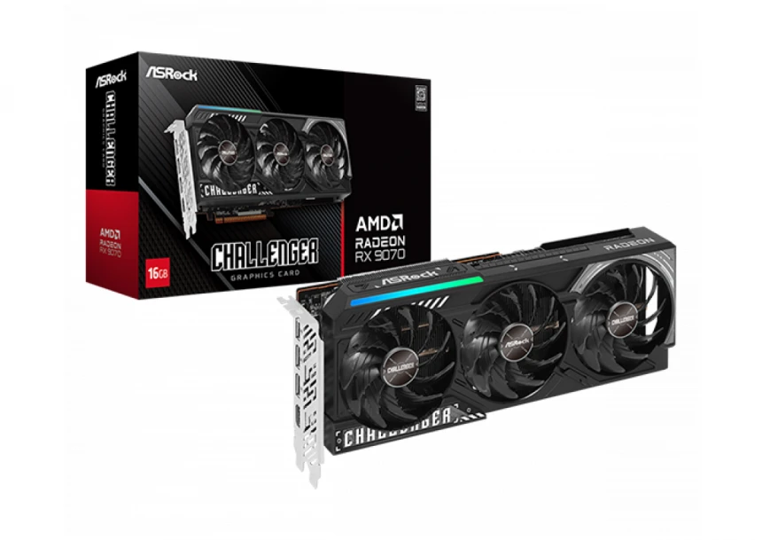 SVGA Asrock Radeon RX 9070 Chalanger 16GB, RX9070 CL 16G