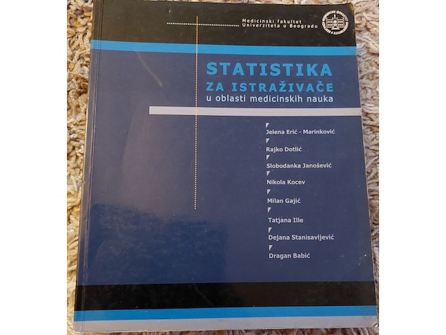 Statistika za istraživače u oblasti medicinskih nauka