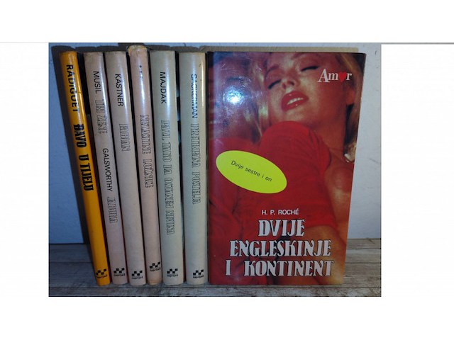 AMOR Biblioteka ljubavnih romana 7 knjiga