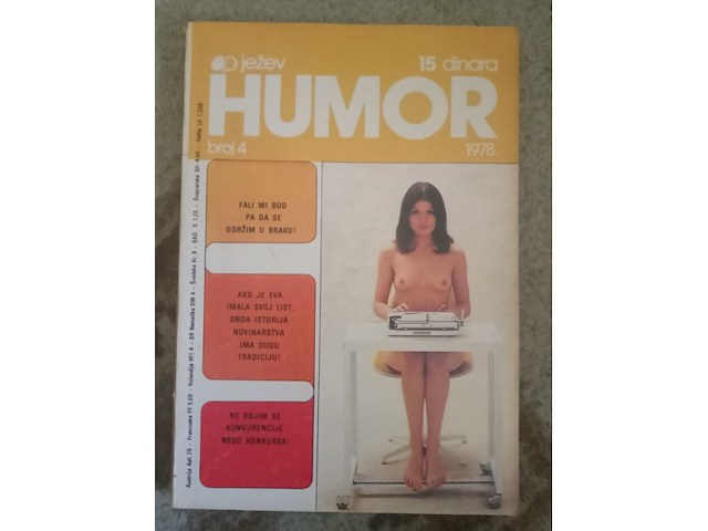 Ježev humor br. 4 / 1978,