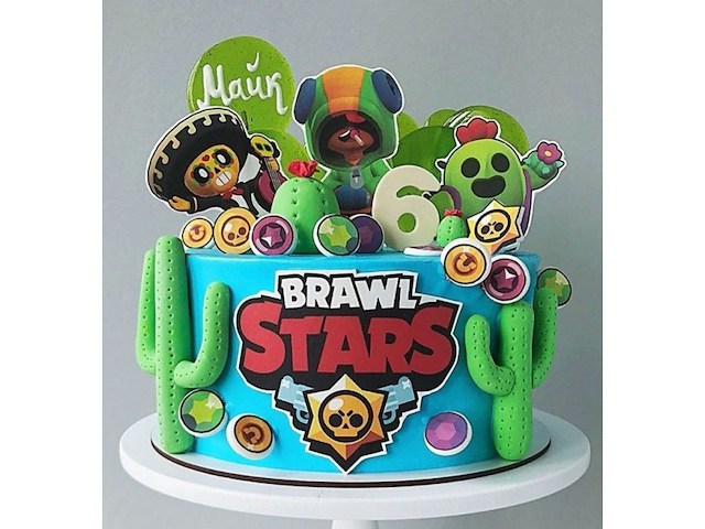 Brawl stars, kartonska torta
