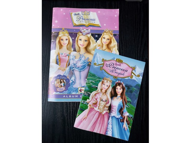 Barbie Princess Collection 2005 g. 50 % popunjen album