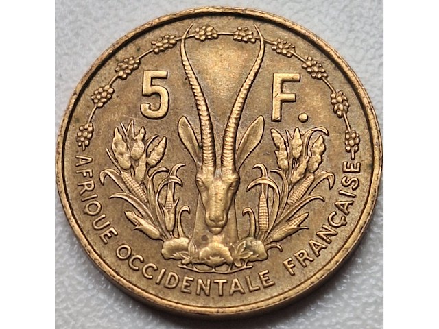 5 Francs 1956 Francuska Zapadna Afrika