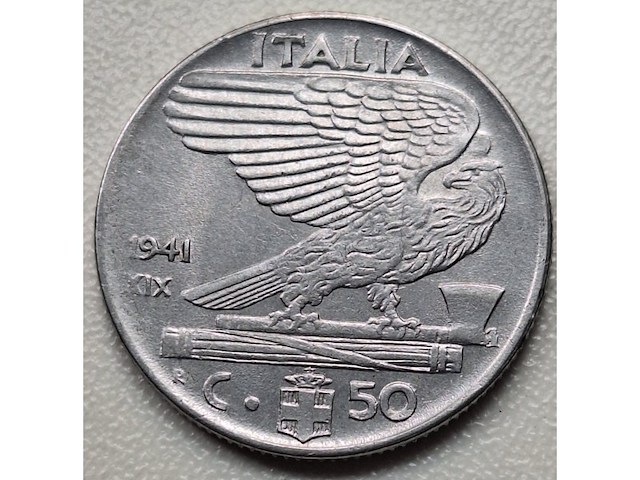 50 Centimi 1941 Italija