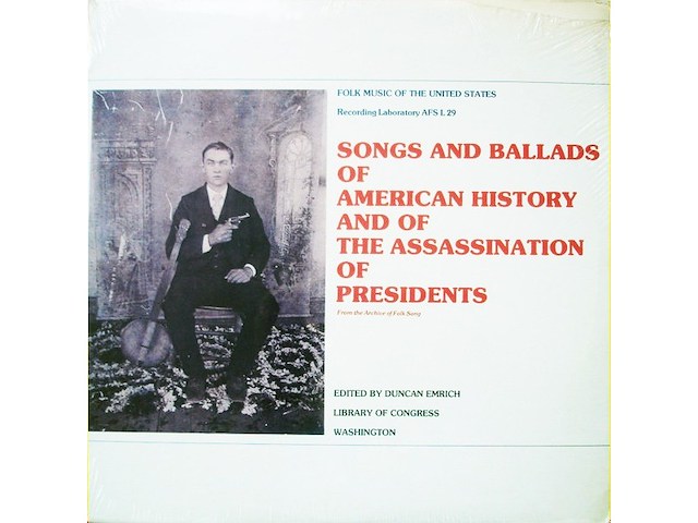 LP* V/A - American History, Assasination (1977) NOVA!!!