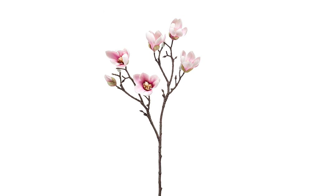 Veštački cvet Magnolia 65cm roze