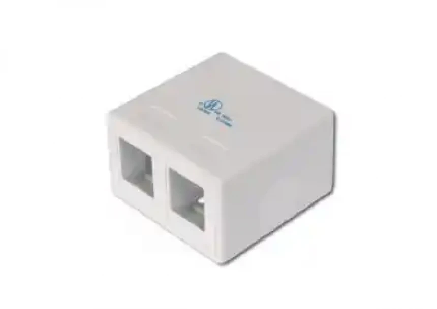 Modul nazidne utičnice prazne 2xRJ45 AT-AG-302A-WH