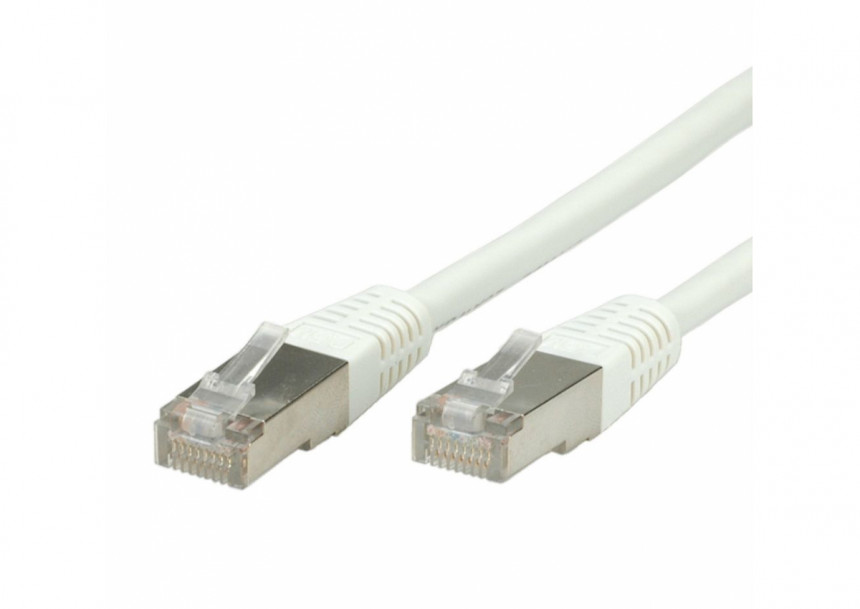 Secomp Value S/FTP (PiMF) PatchCord Cat6/Cl.E white 5.0m
