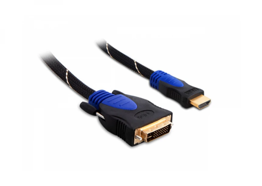 Kabl S-link SLX-310 HDMI na DVI 24 + 1M Gold 1,5m