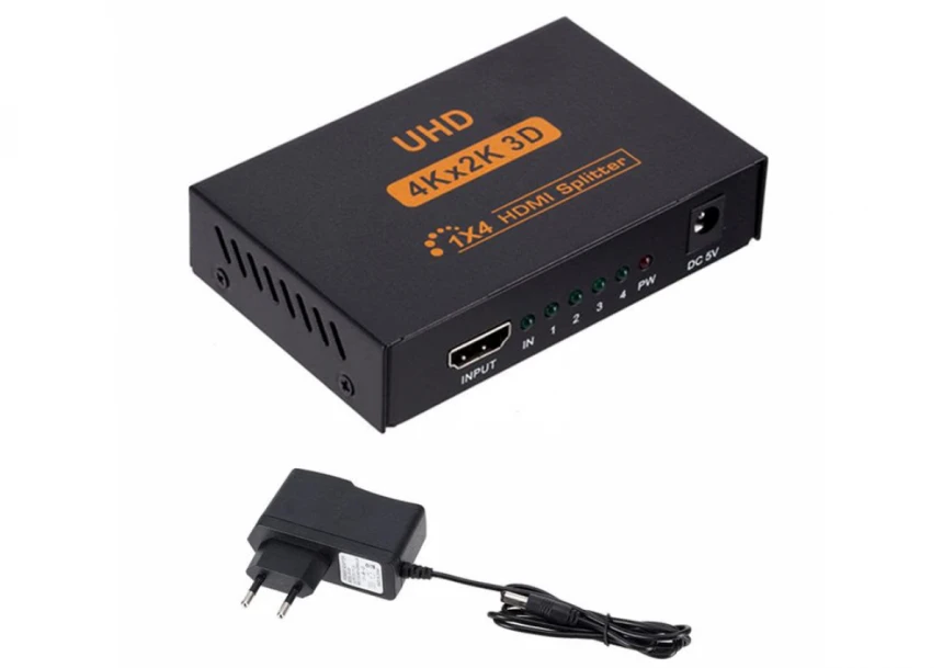 E-Green 2.0 HDMI spliter 1x in - 4x out 4K x 2K Activ